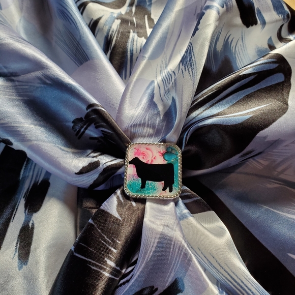 Hand Crafted | Accessories | Western Scarf Slidescarf Slide Bling ...